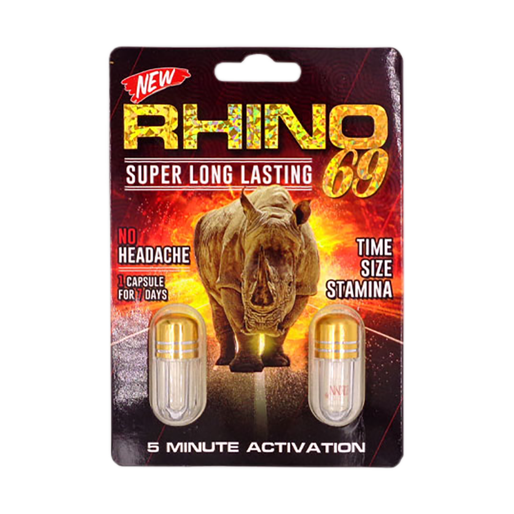 Rhino 6-9 Double Pill (2 Capsules Each) – The Performer
