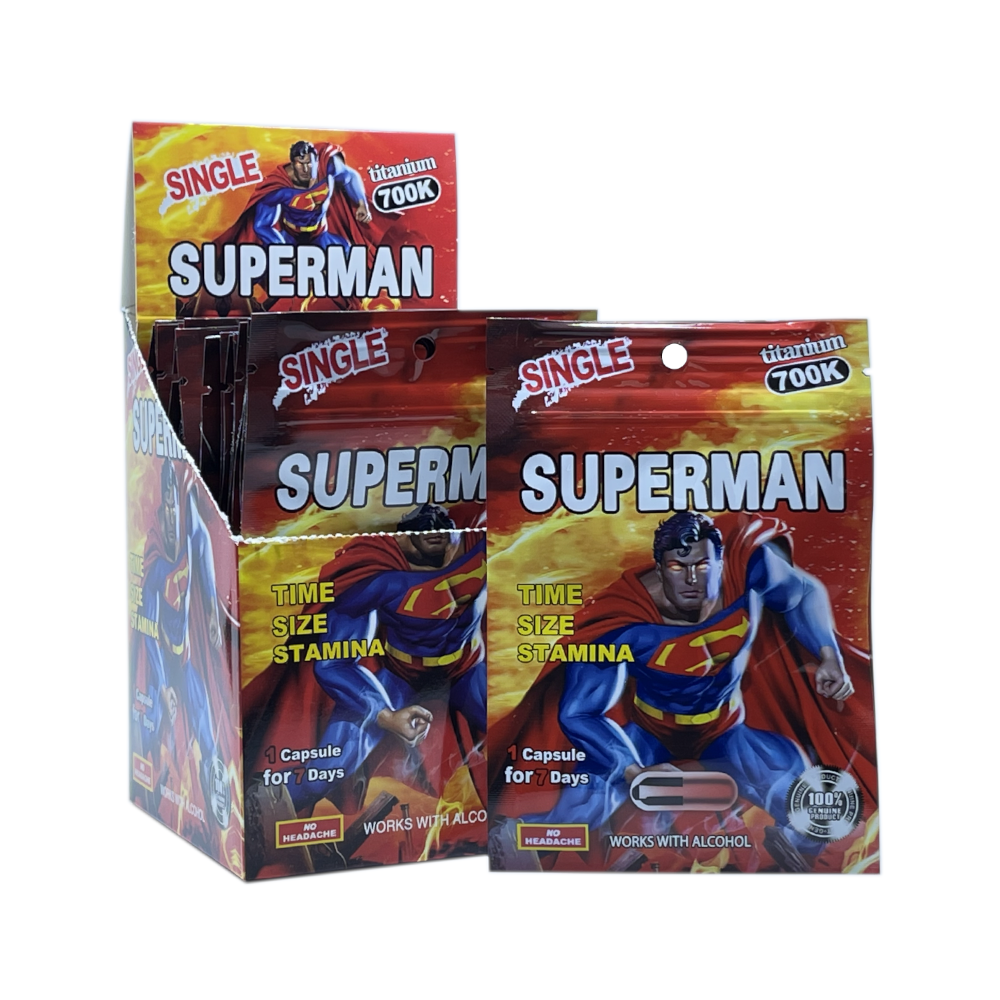 Superman Titanium 700K Pill (24 ct.) – The Performer